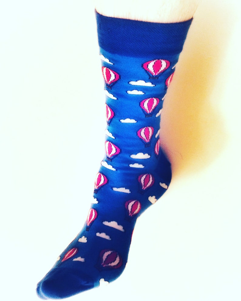 Hot Air Socks Balloon Socks Men Socks Colorful Socks Cool Socks Unique ...