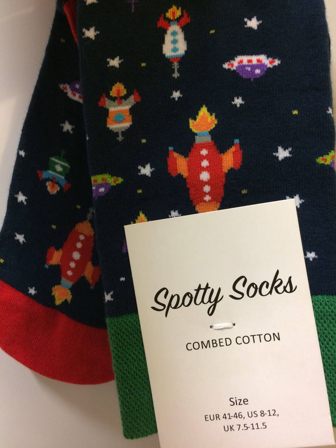 Space Socks | Men's Colorful Rocket & Alien Socks - Etsy