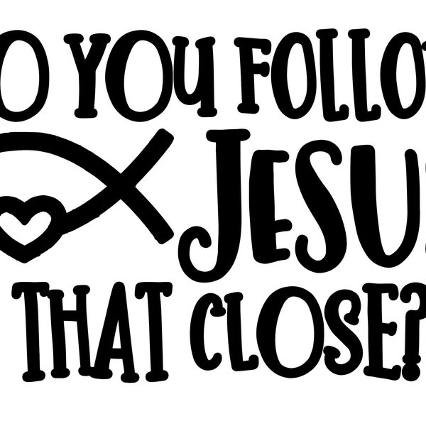 Follow Jesus Svg - Etsy