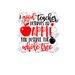 A Good Teacher Deserves an Apple Svg File Teacher Appreciation Custom ...
