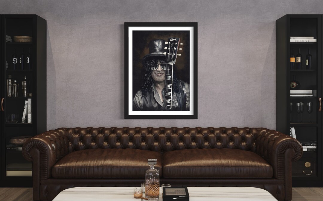 Slash Artwork | Guitar Artwork | Guns & Roses Artwork | Portrait Prints ...