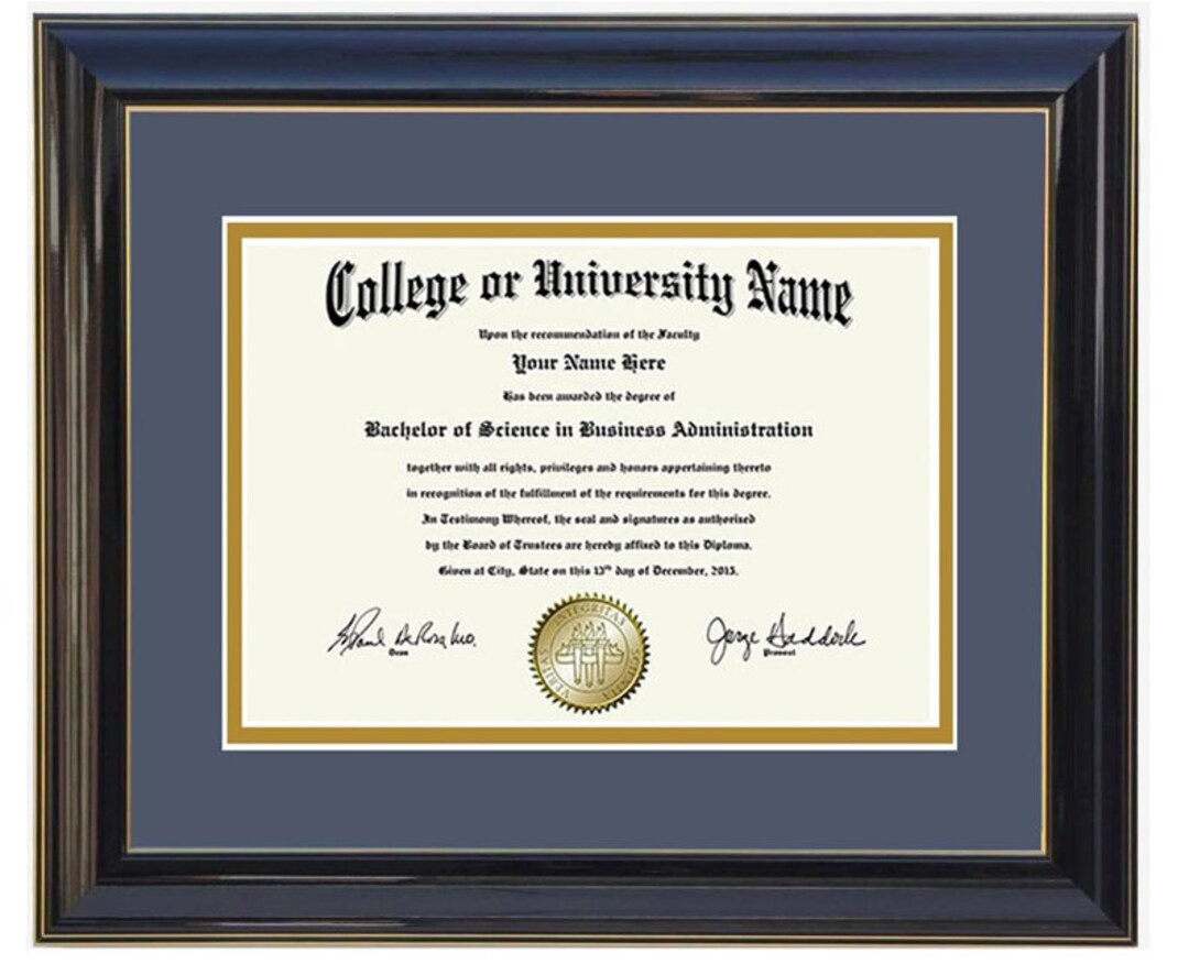 Diploma Frame 8x6,9x7,10x8,11x8.5,12x9,13x10,14x11,15x12,12x15,16x12 ...