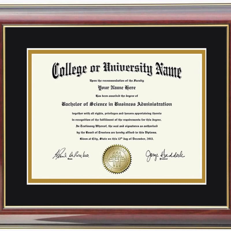 Diploma Frame 10 13 - Etsy