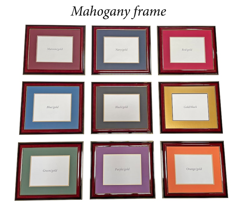 Diploma Frame 8x6,9x7,10x8,11x8.5,12x9,13x10,14x11,15x12,12x15,16x12 ...