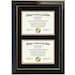 Triple Diploma Frame 5x7,8x6,9x7,10x8,11x8.5,12x9,13x10,14x11 SQ-F - Etsy