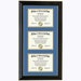Triple Diploma Frame 5x7,8x6,9x7,10x8,11x8.5,12x9,13x10,14x11 SQ-F - Etsy