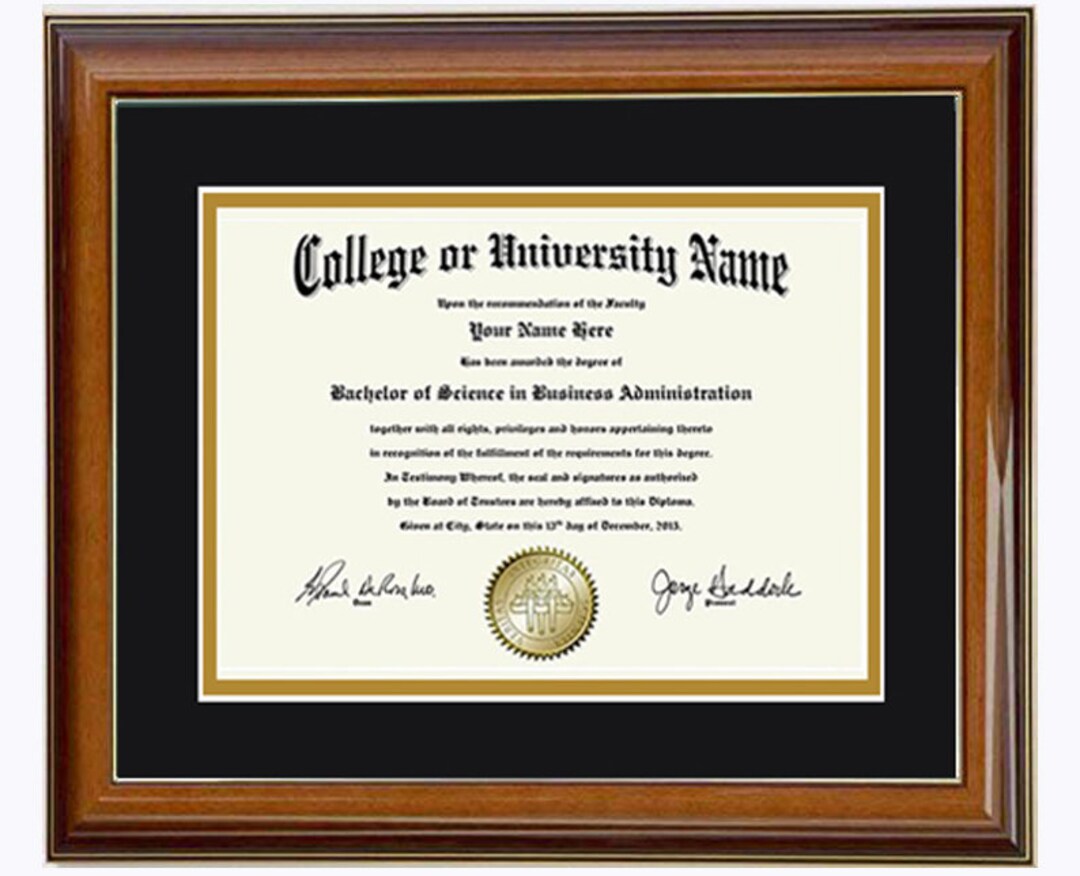 Diploma Frame 8x6,9x7,10x8,11x8.5,12x9,13x10,14x11,15x12,12x15,16x12 ...