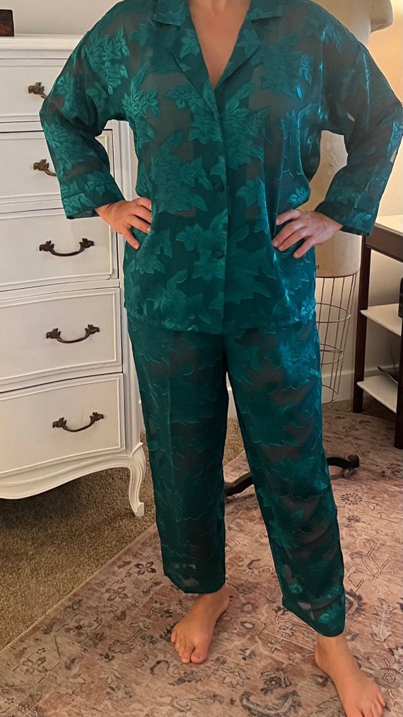Vintage Victorias Secret Sheer Pajamas - Etsy