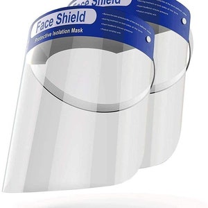 Face Shield With Protective Clear Film to Protect Eyes and Face - With ...