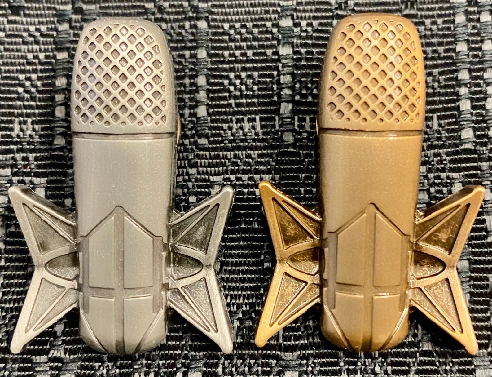 Retro Microphone or Studio Microphone Lapel Pin (silver or Gold) - Etsy