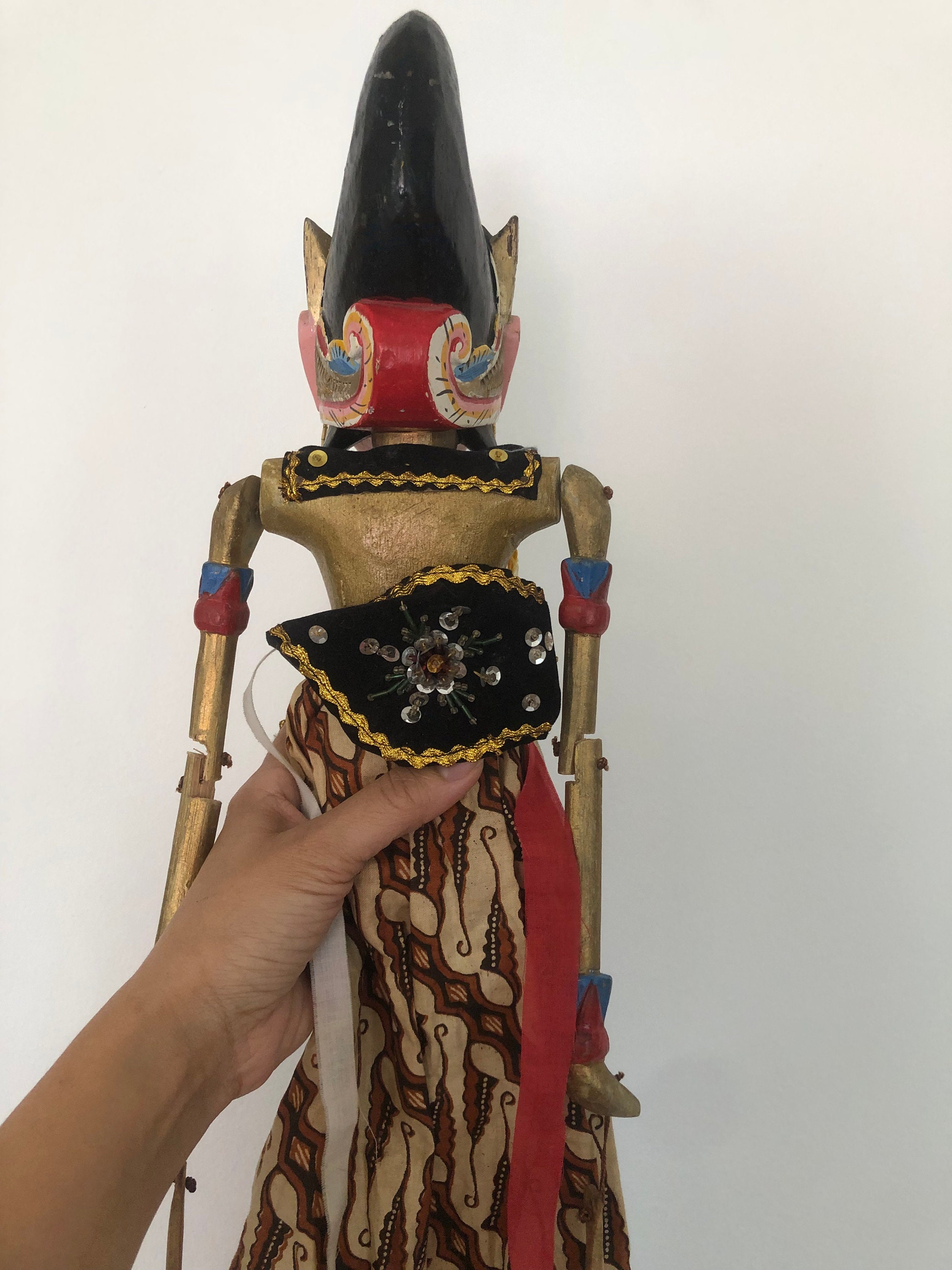 JAVANESE ROD PUPPET Vintage Javanese Wayang Golek Theatre Puppet 1960s ...