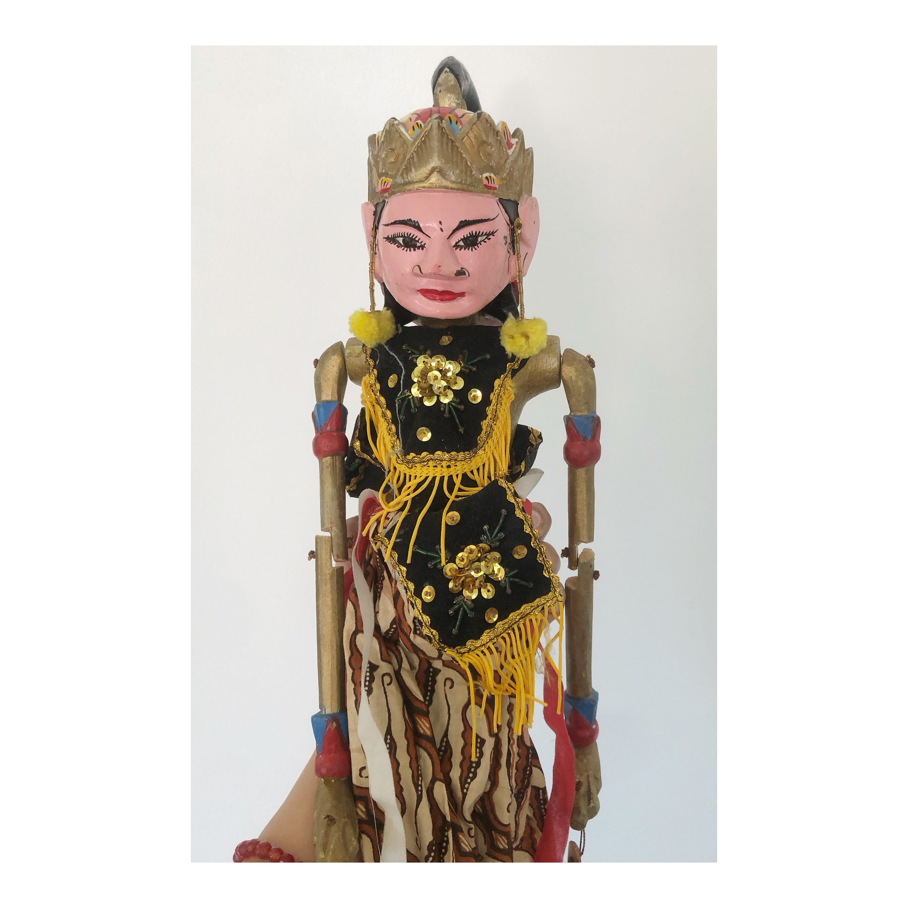 JAVANESE ROD PUPPET Vintage Javanese Wayang Golek Theatre Puppet 1960s ...