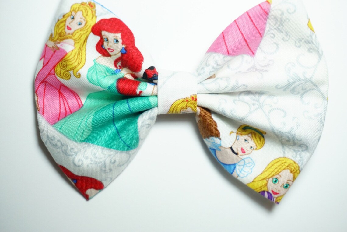Princess Bows Disney Princess Bow - Etsy