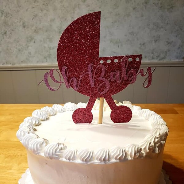 Stroller Cake Topper - Etsy