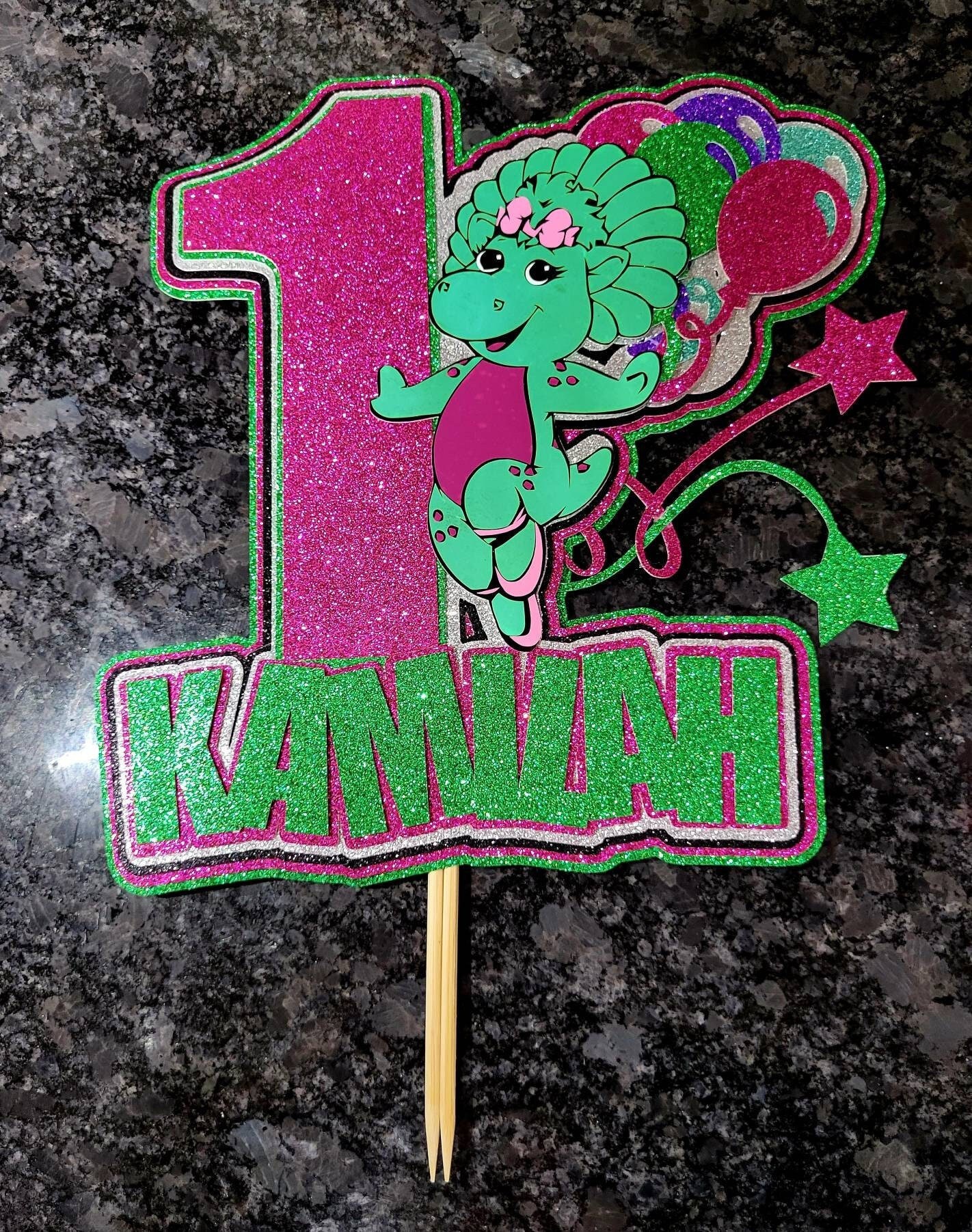 Barney Baby Bop Cake