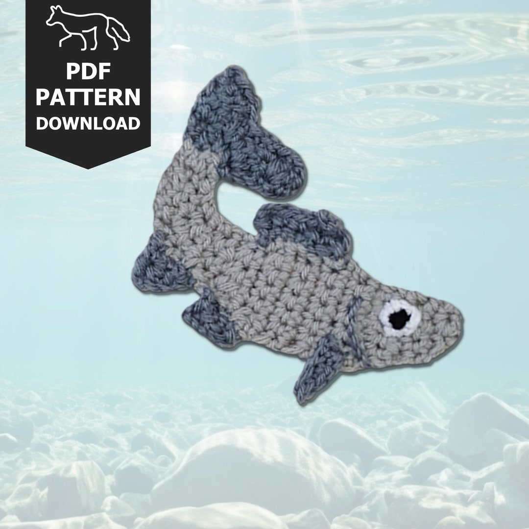 Fish - Applique - Crochet Pattern - Etsy