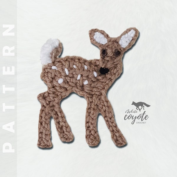 Crochet Deer Applique - Etsy