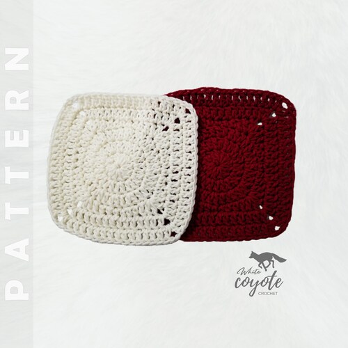 Crochet Chart Pattern Sc Hdc Dc and Tr Solid Square - Etsy Canada