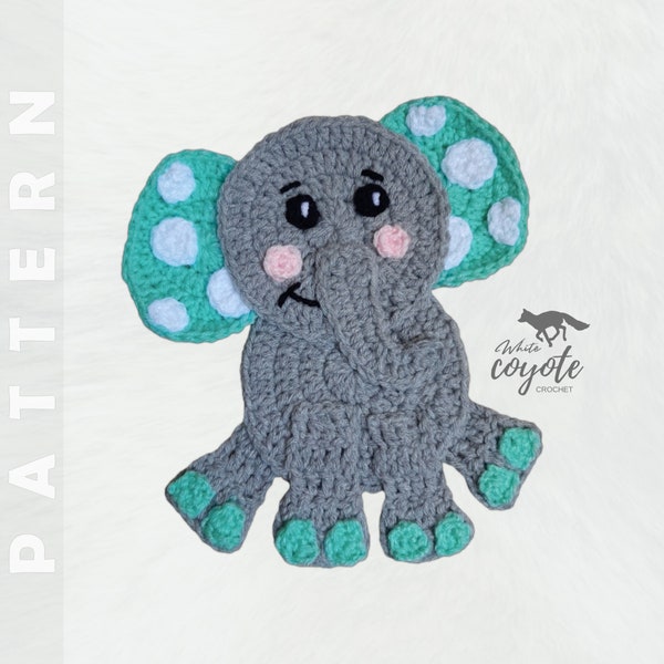 Elephant Applique Crochet Pattern - Etsy