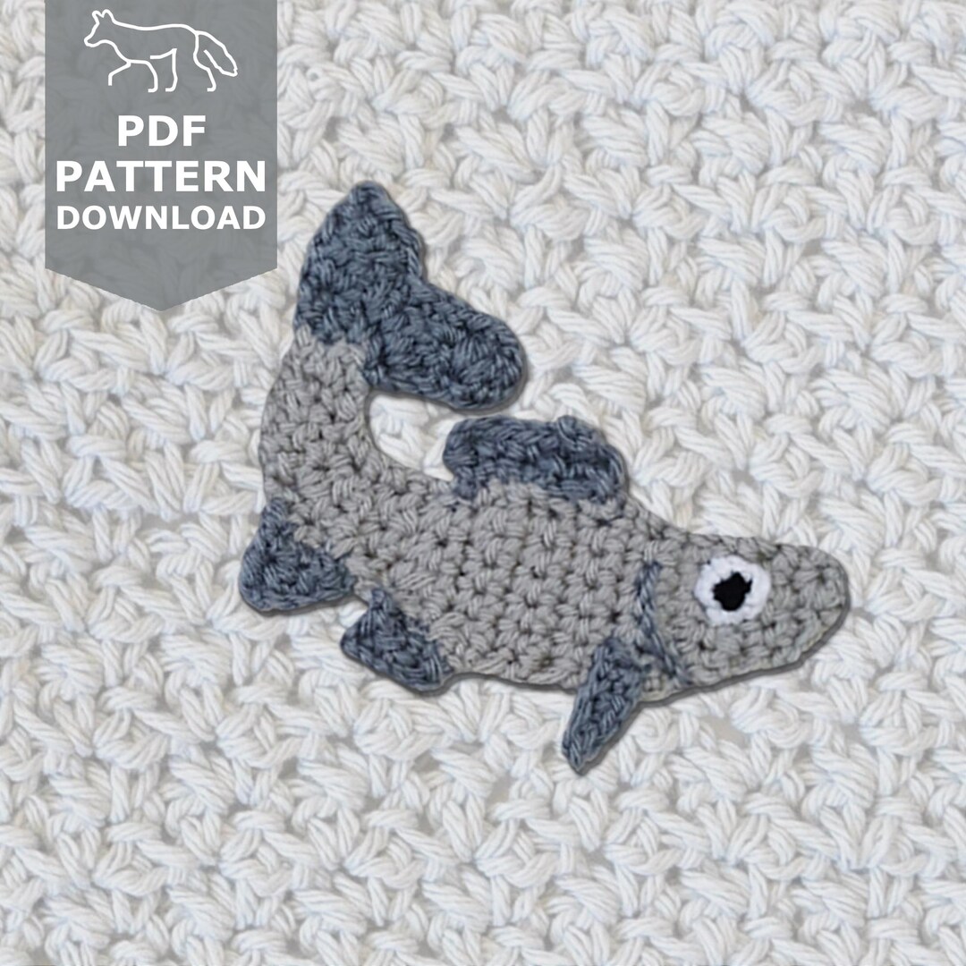 Fish - Applique - Crochet Pattern - Etsy