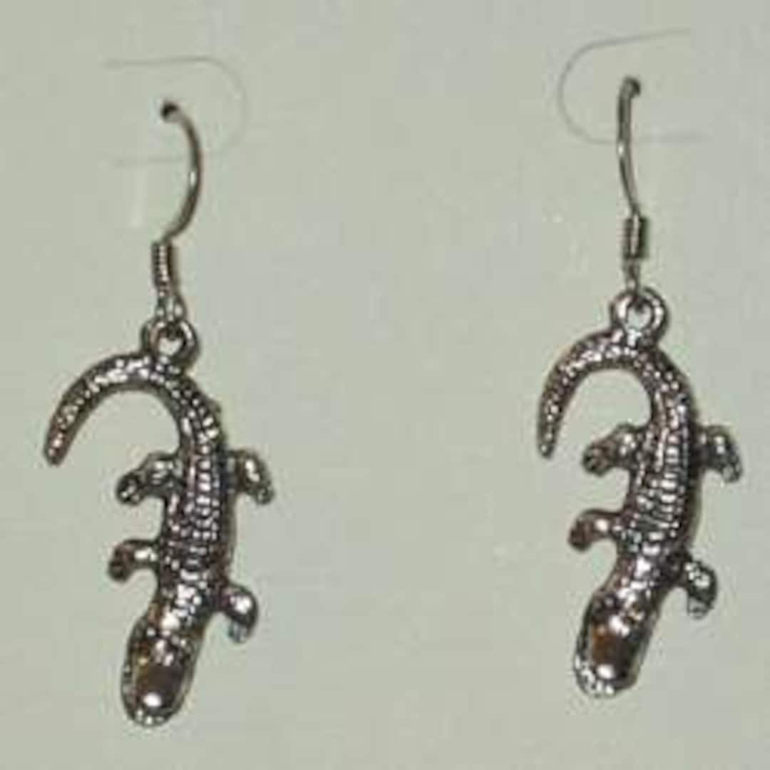 Alligator Earrings | Gator Earrings | Louisiana Earrings | Coastal ...
