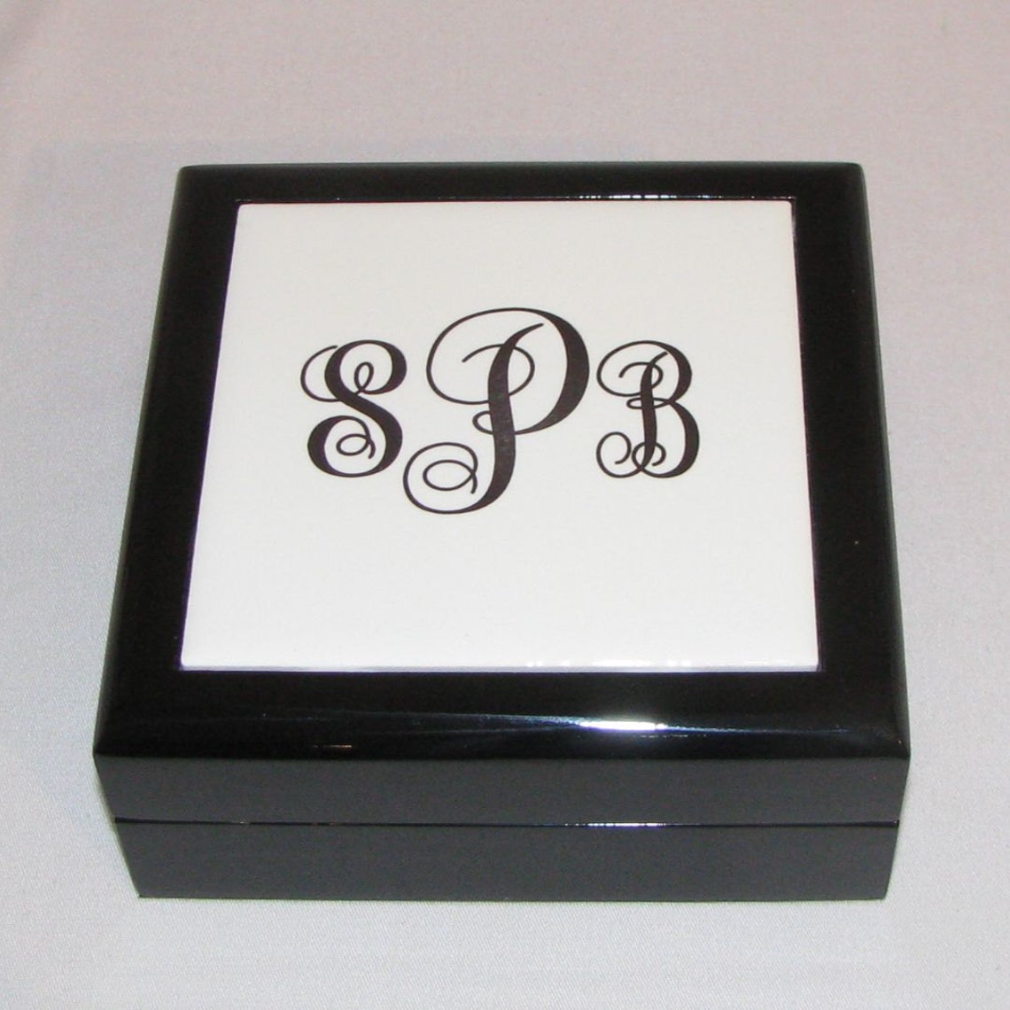 Monogram Keepsake Box - Etsy