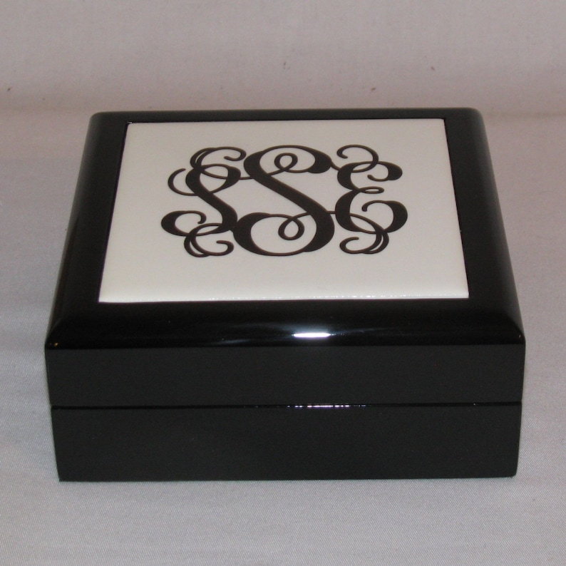 Monogram Keepsake Box - Etsy