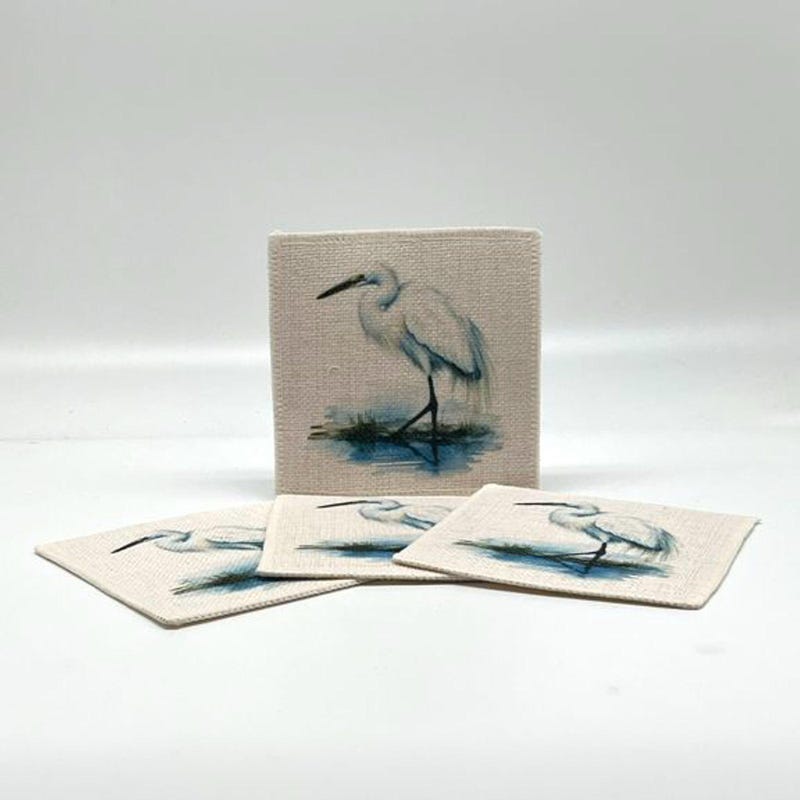 Egret Fabric - Etsy