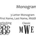 Monogram Keepsake Box - Etsy