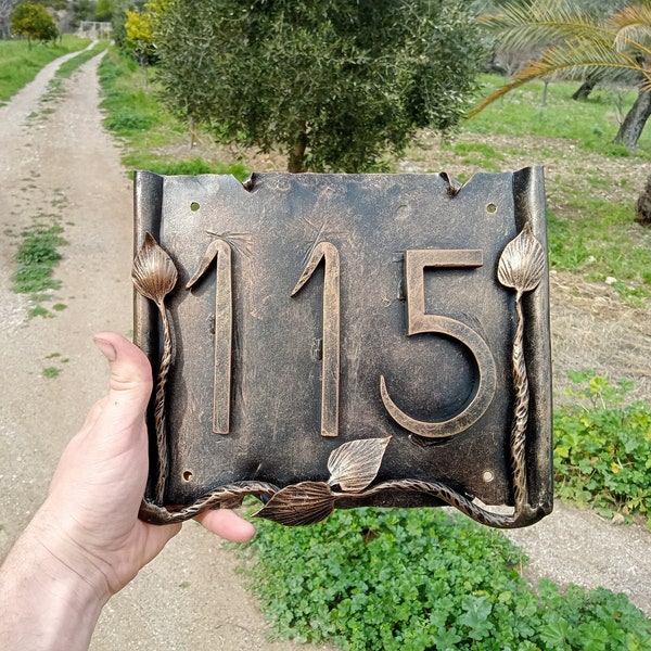 Wrought Iron House Numbers - Etsy