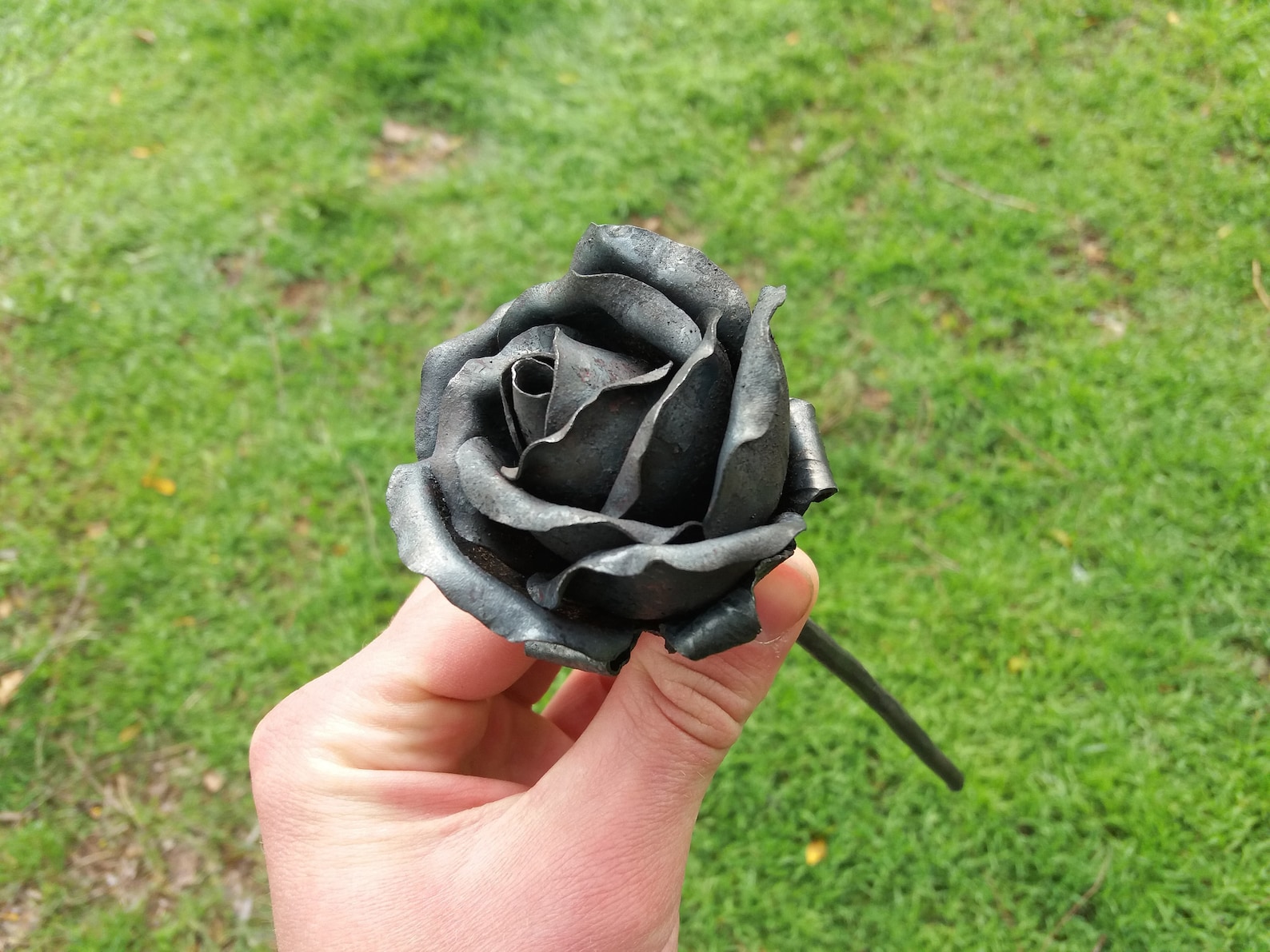 Forged Rose Blacksmith Rose 6th Anniversary Gift Iron Gift | Etsy