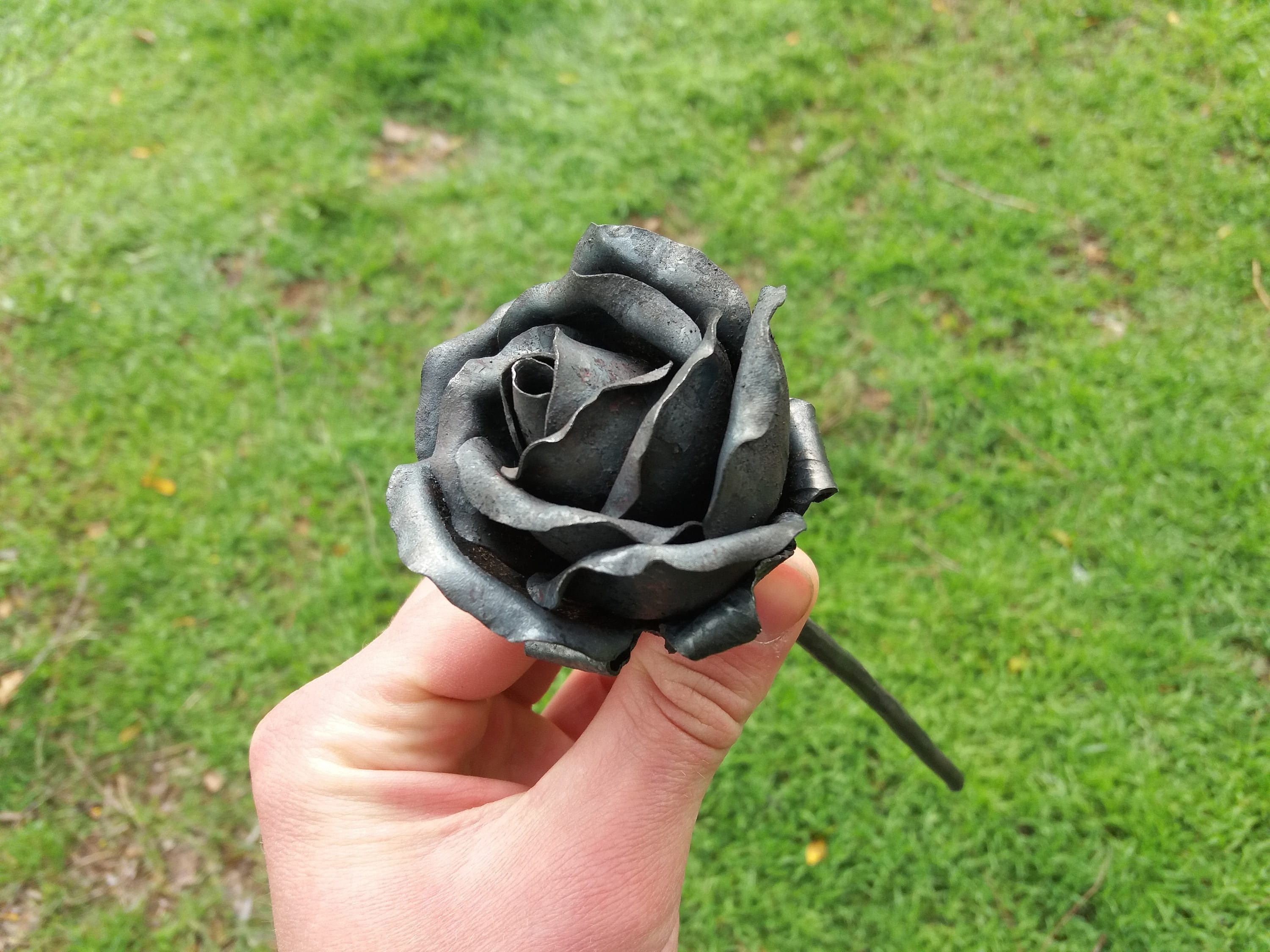 Forged Rose, Blacksmith Rose, 6th Anniversary Gift, Iron Gift for Her ...
