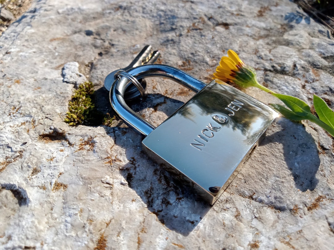 Love Padlock, Locker, Personalised Padlock, Bronze Padlock, Couple ...