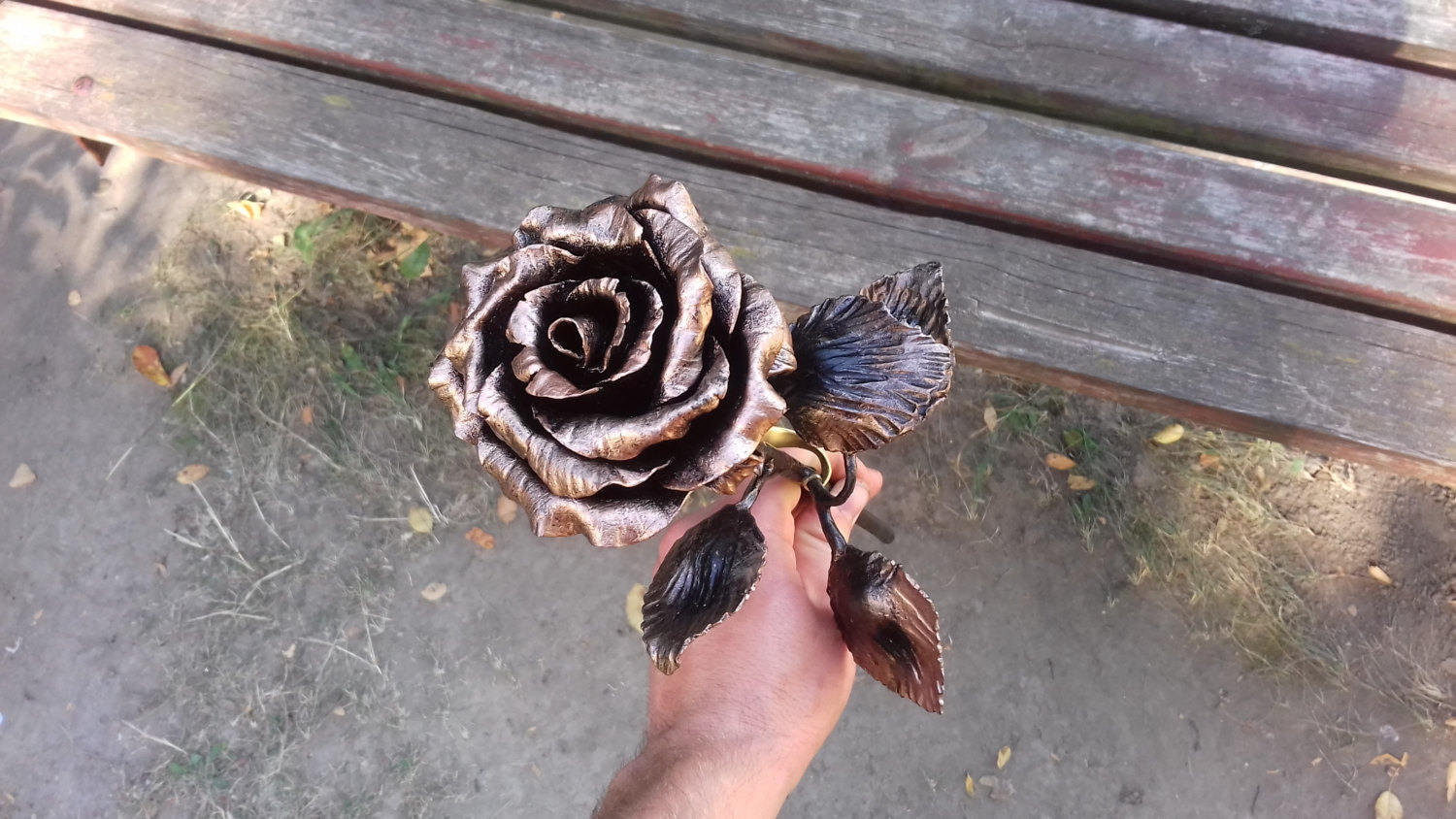 Iron Rose, Metal Rose, Steel Rose, Forged Rose, Copper Rose ...