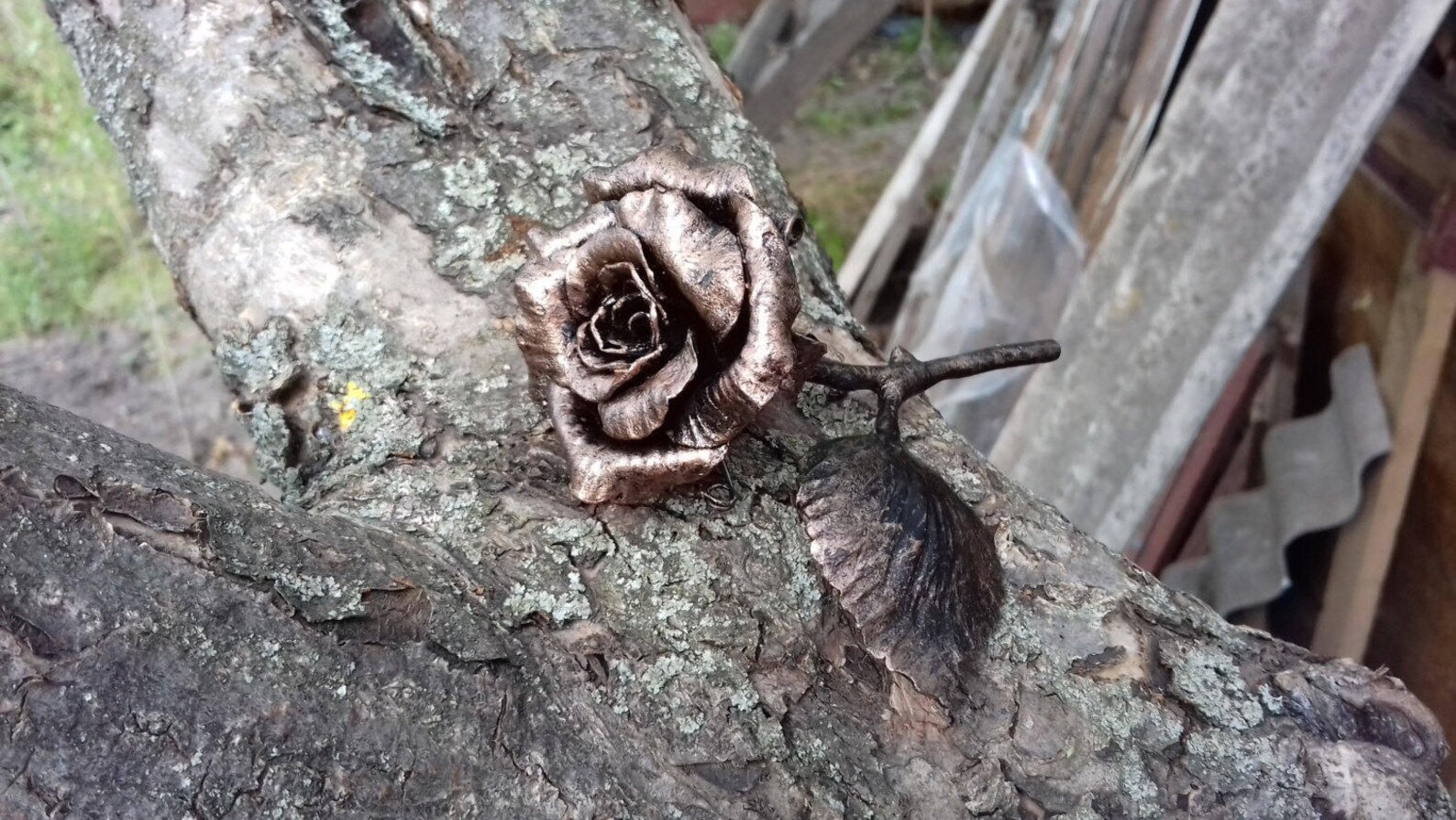 Iron Rose Metal Rose Steel Rose Forged Flower Forged Rose | Etsy
