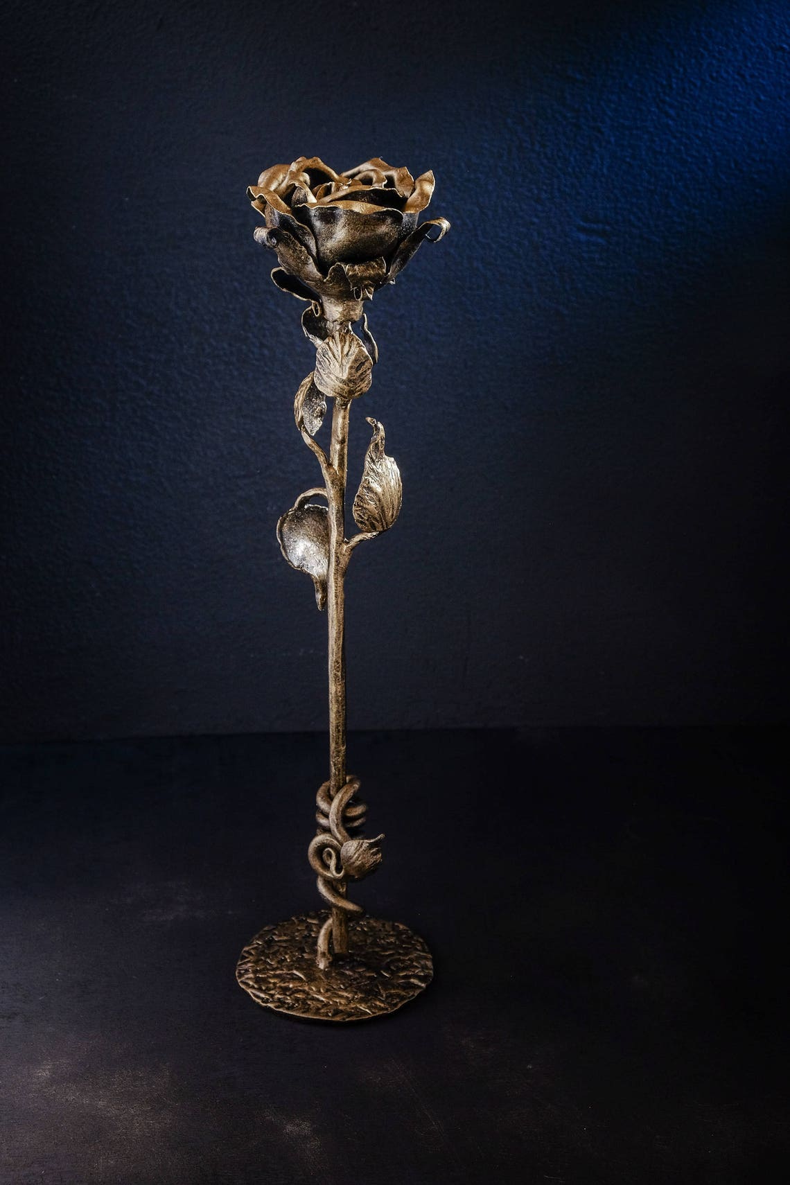 Blacksmith Made Blacksmith Steel Rose Steel Sculpture Iron Rose 6th ...