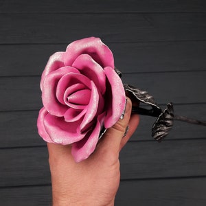 Old Metal Look Rose Decor, Vintage Rose Wall Vintage Metal Rose, Metal ...