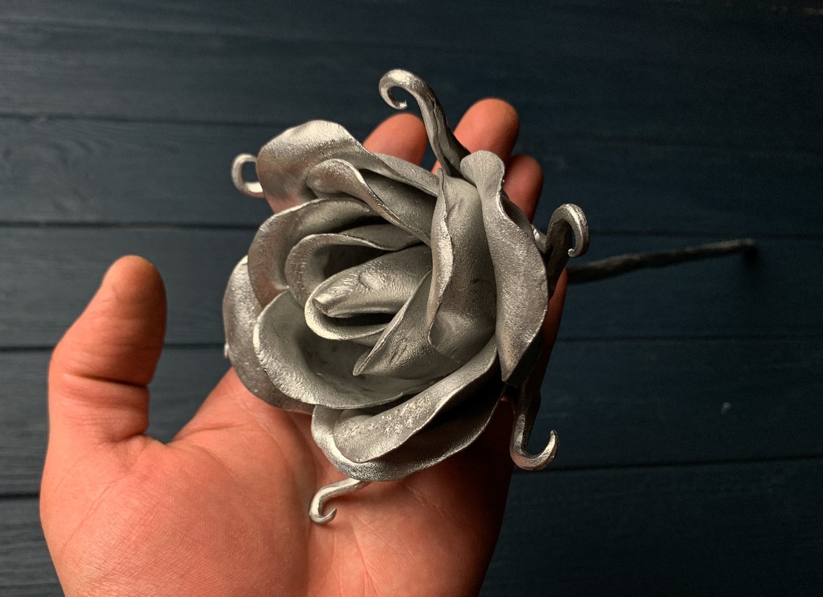 10th Anniversary Gift Aluminum Rose 10th Anniversary - Etsy