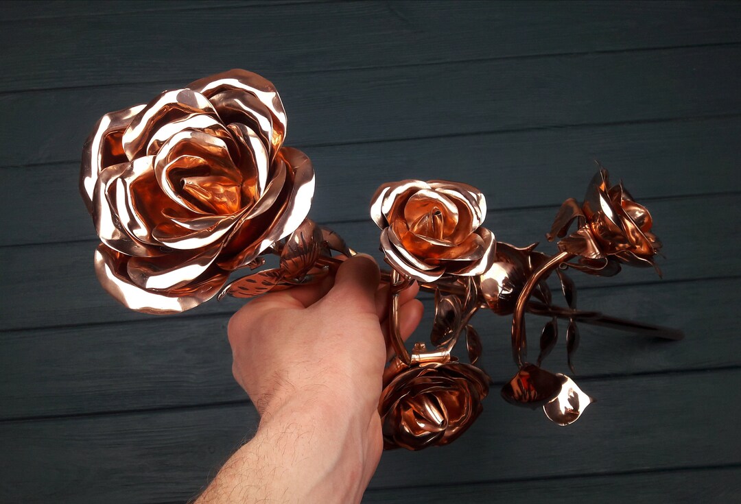 Copper Sculpture, Copper Decoration, Copper Anniversary Gift, Copper ...