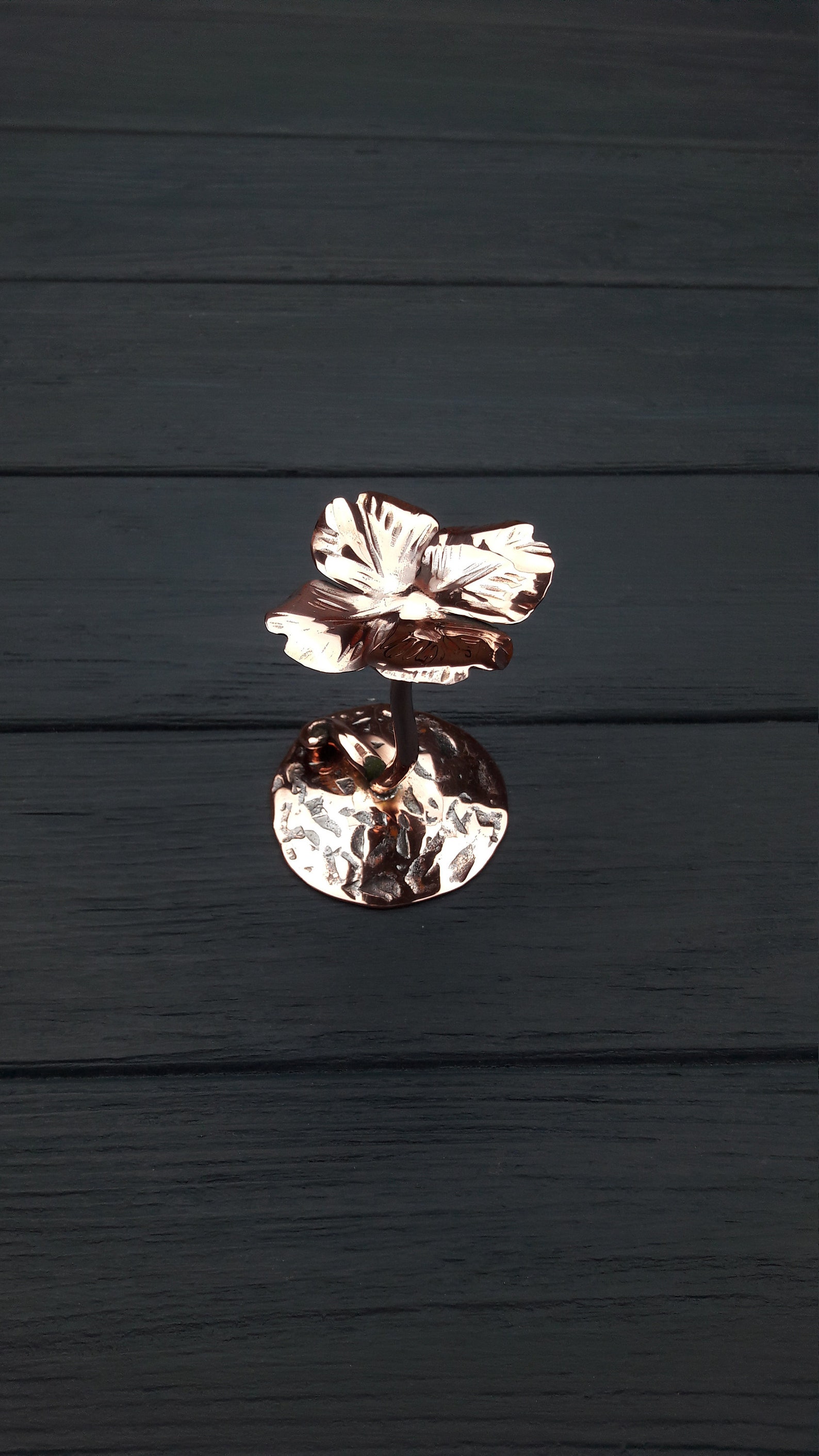 Copper Four-leaf Clover, Copper Clover, Clover, 7 Years Anniversary ...