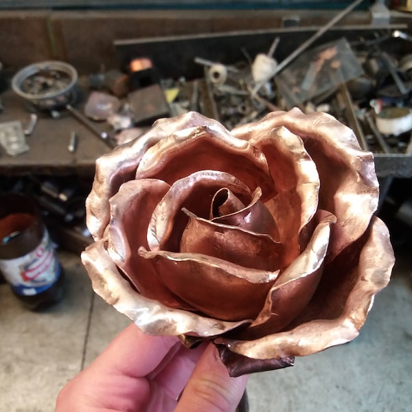 Copper Flowers - Etsy