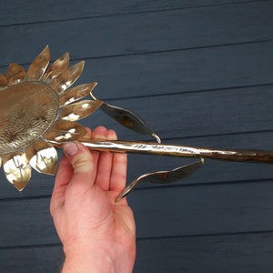 Bronze Sunflower, Bronze Sculpture, 8th Wedding Gift, 8th Anniversary ...