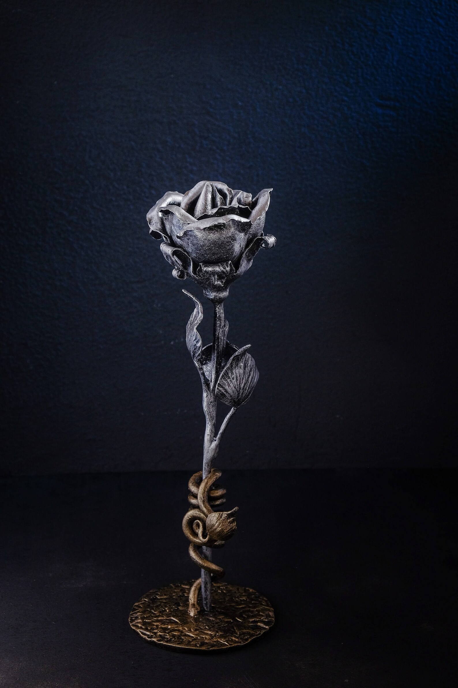 Iron Anniversary Gift, Iron Anniversary, Gift for Her , Metal Rose, 6th ...