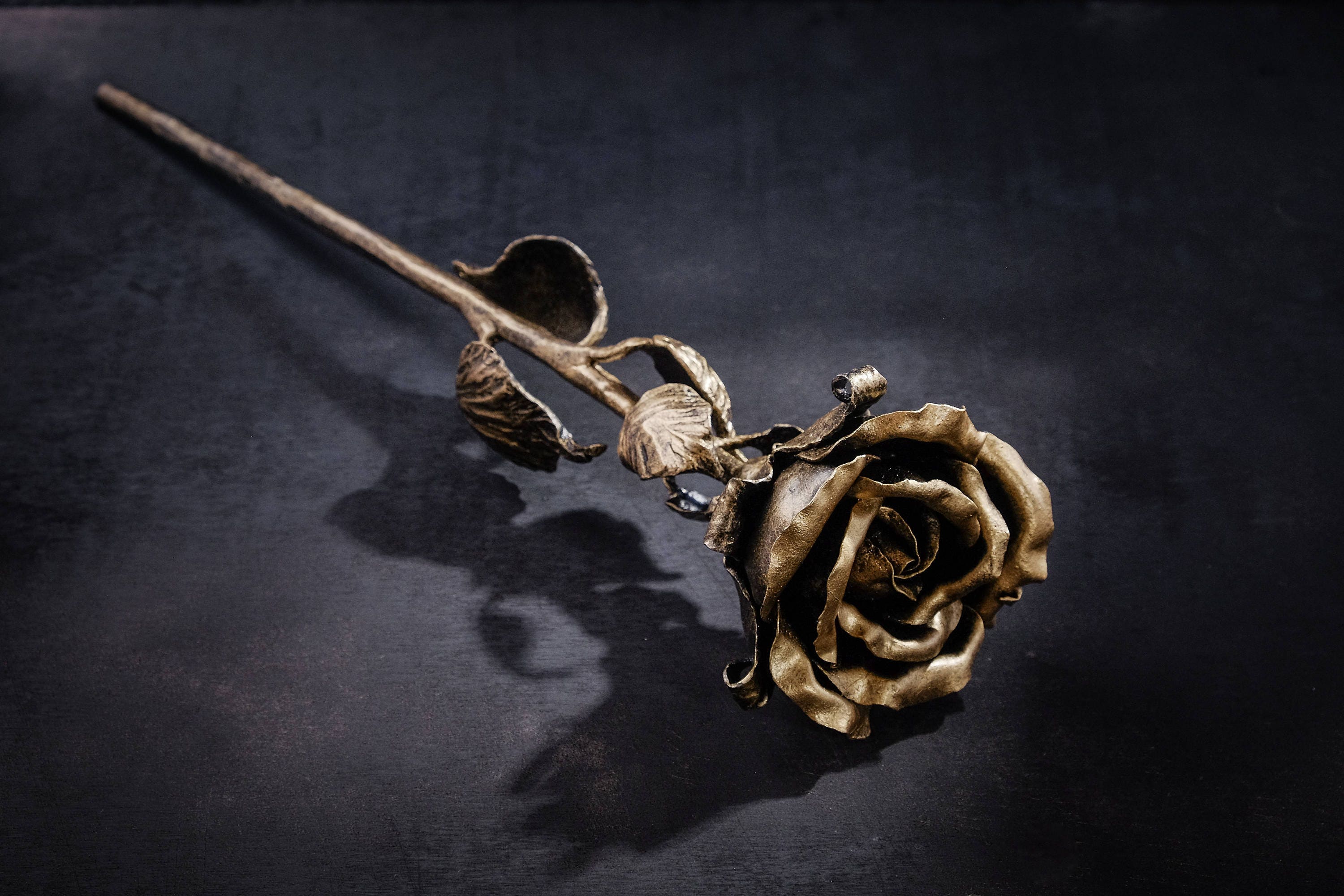 Blacksmith Made Blacksmith Steel Rose Steel Sculpture Iron Rose 6th ...