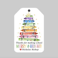 Snow Happy You’re in My Class Gift Tag | Printable Christmas Favor (PDF ...