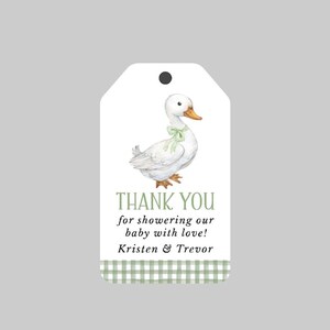 Little Goose Baby Shower Favor Tags,silly Goose Thank You Tags,goose ...