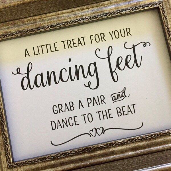 Dancing Feet Sign - Etsy