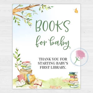 Storybook Books for Baby Sign & Book Request Cards,storybook Theme ...