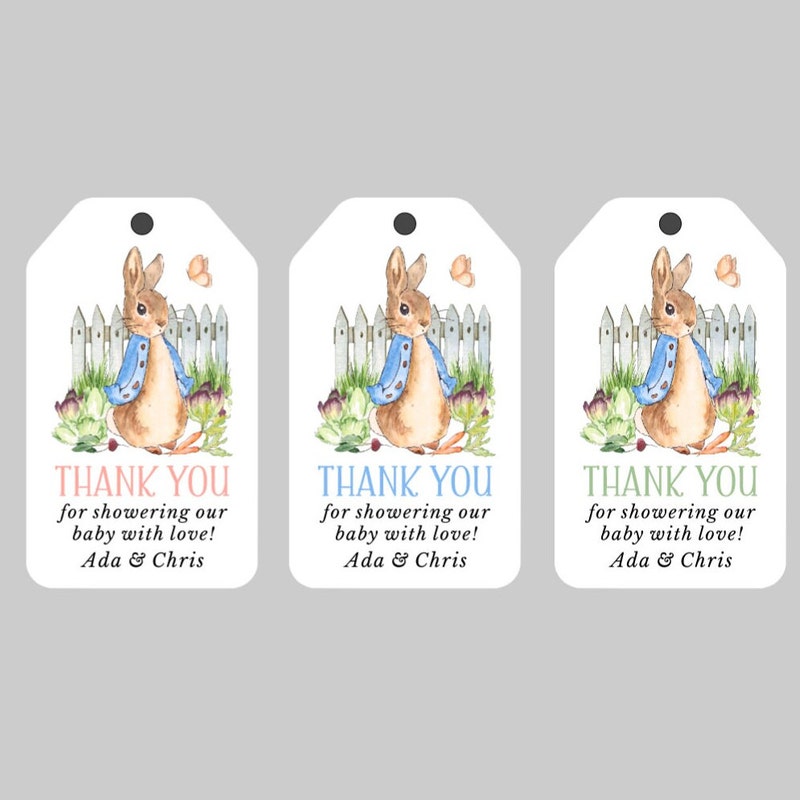 Peter Rabbit Tags - Etsy