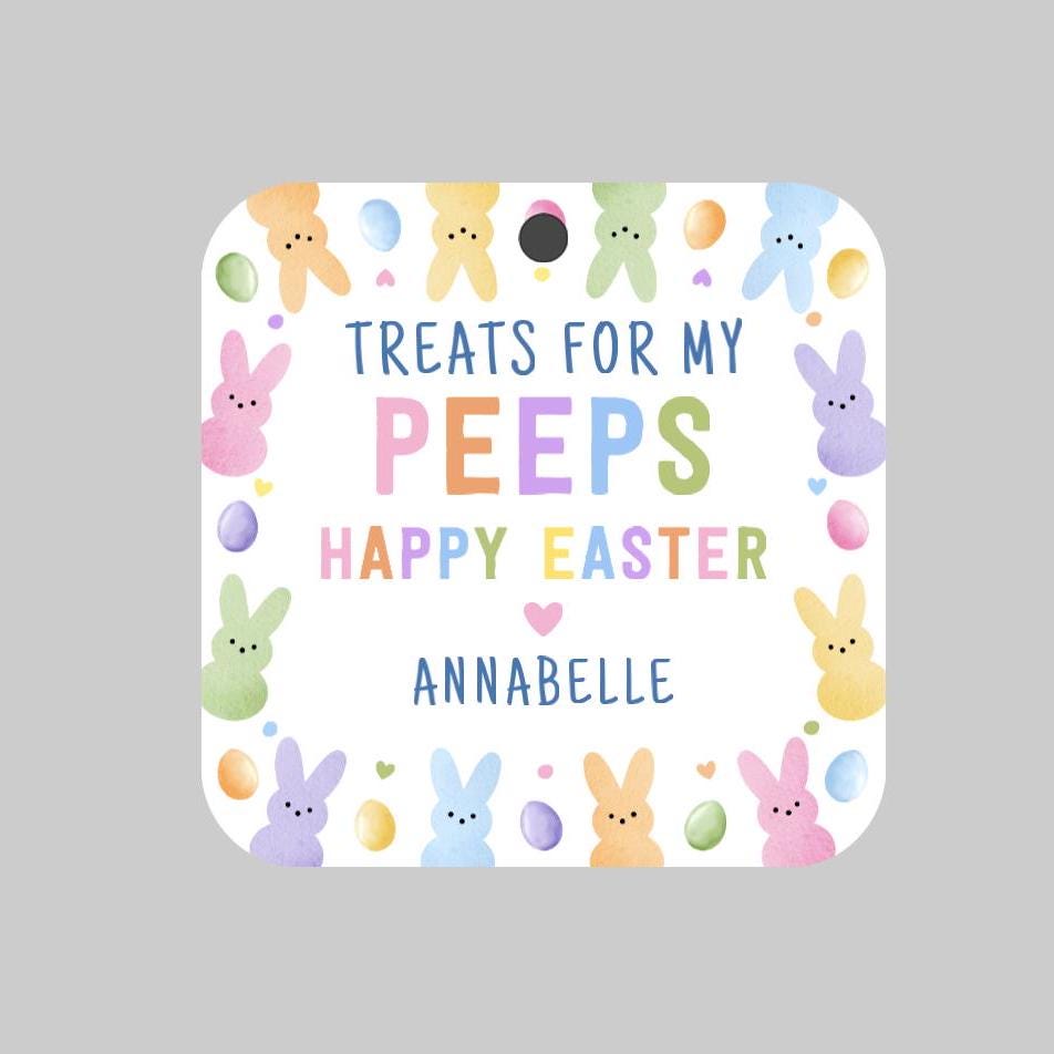 Happy Easter Tags,kids Easter Party Tags,school Easter Party Tags ...